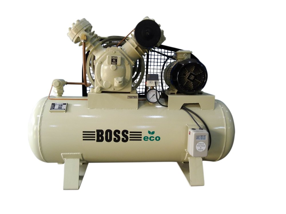 Reciprocating AC Three Phase 10 HP Two Stage Air Compressor, Warranty ...