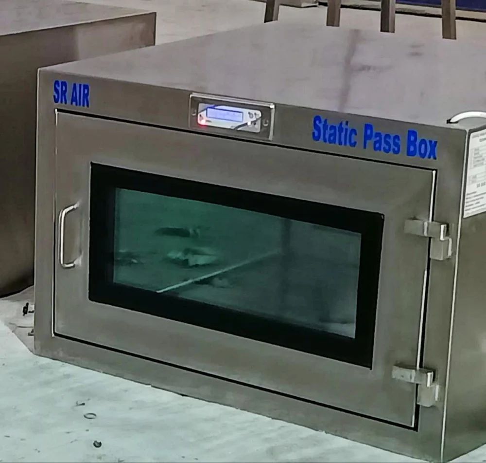 Rectangular Ss Pass Box, For Pharmaceutical Industry, Size: Std at ...