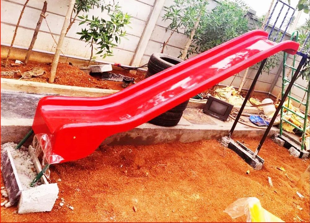 Red FRP Indoor Imported Play Items Slides, Child Age Group: 1 To 12 ...