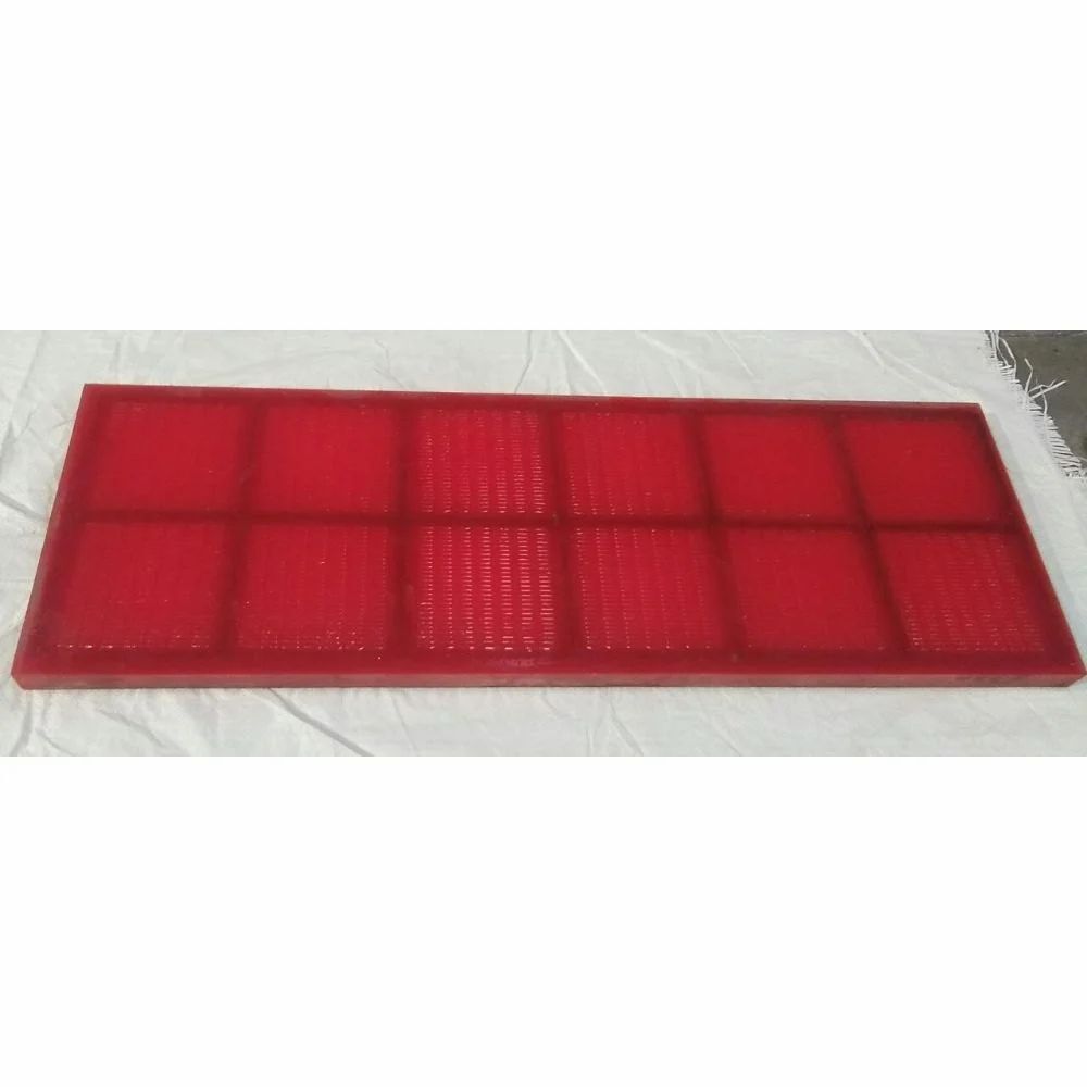 Red Mining Equipment Polyurethane Screen at ₹2,700 in HYDERABAD