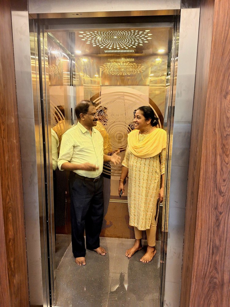 Residential Elevator, Without Machine Room, Maximum Speed: 1mtr/sec ...