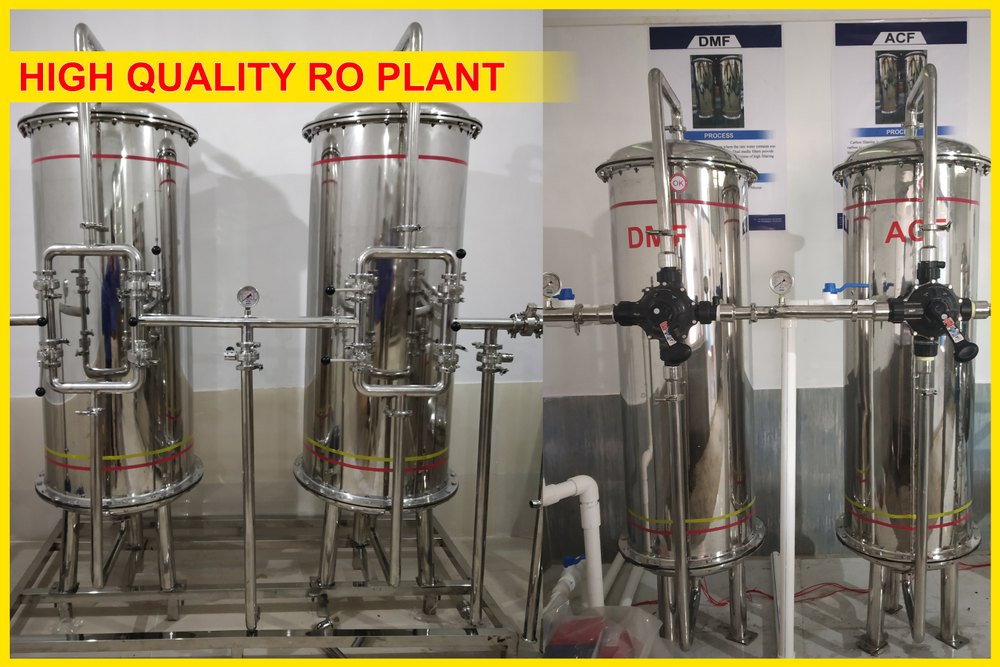Reverse Osmosis Bottle Filling Industrial RO Plant System, Water ...