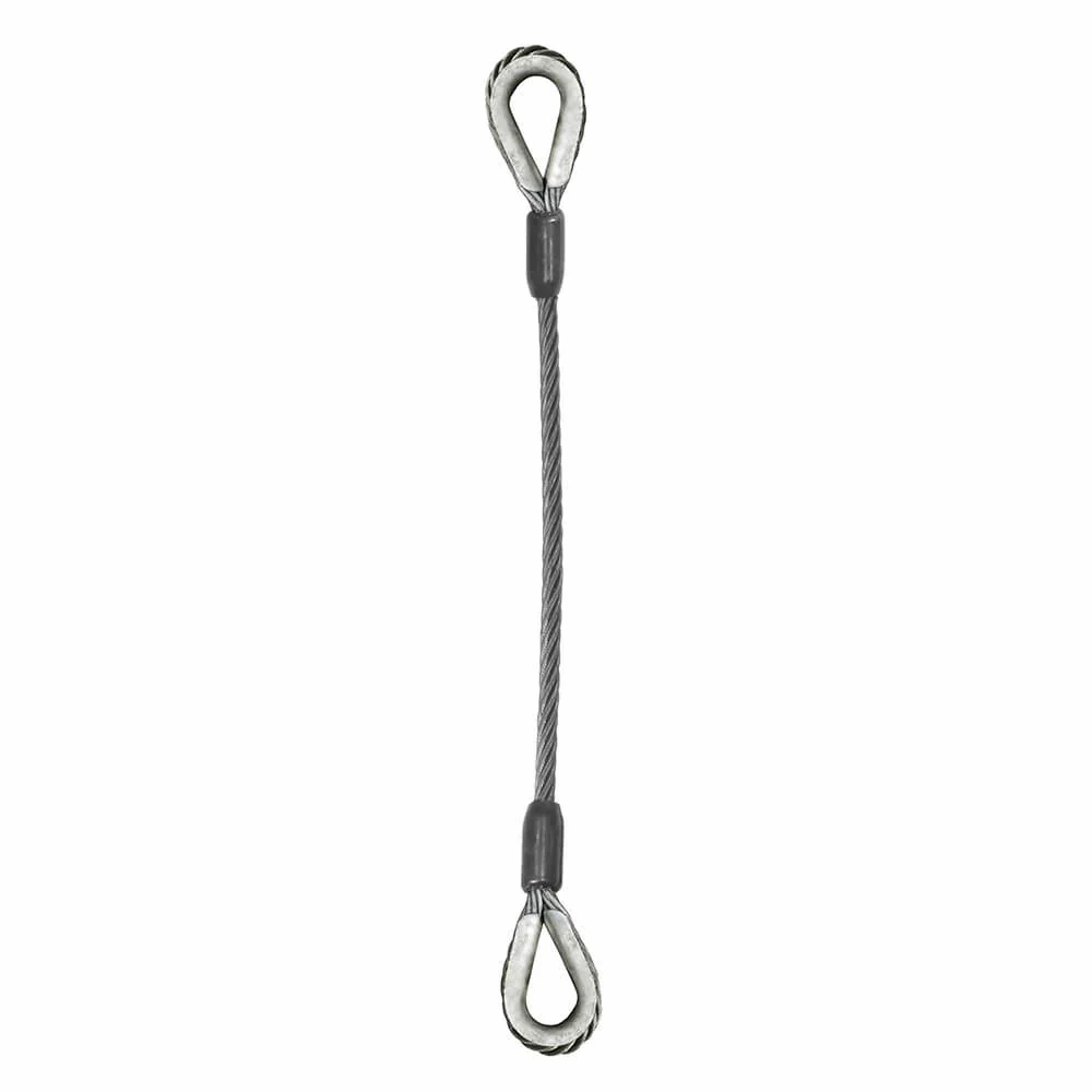 Ring Wire Rope Sling With Thimble, Capacity: 1 Ton Price in Ahmedabad ...