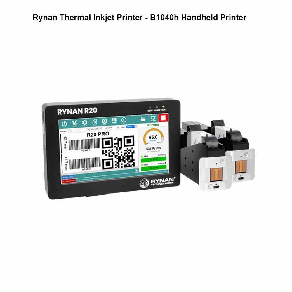 Rynan Thermal Inkjet Printer B1040h Handheld Printer Black And White Manufacturer And Seller In