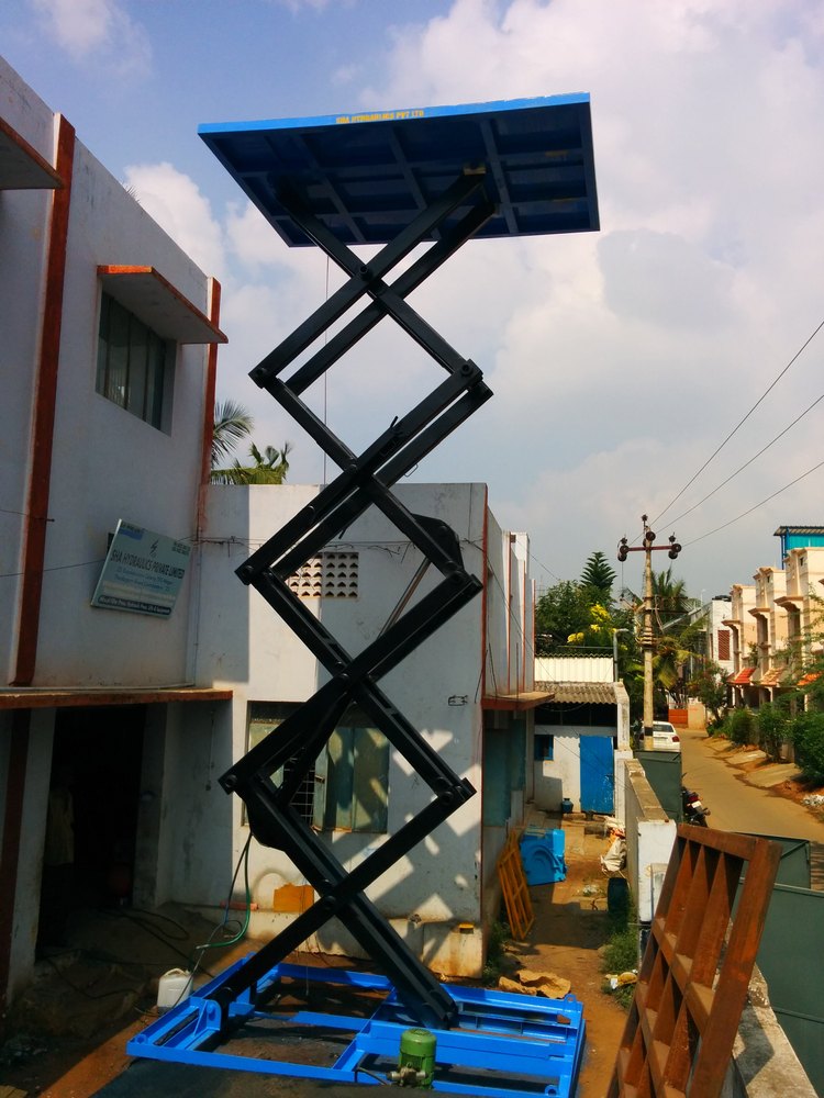 SHA-SL-9M Sha Loading And Unloading Scissor Lift, Working Height: 30 ...