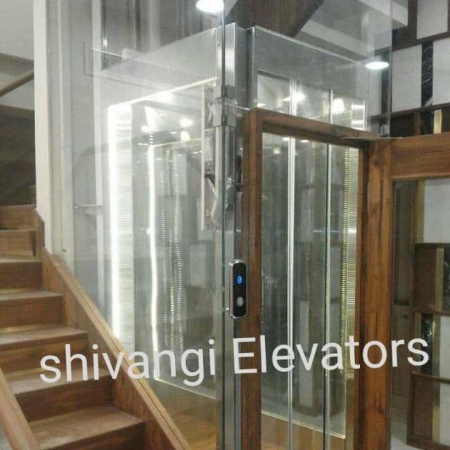 Shivangi GLASS ELEVATOR, Without Machine Room, Maximum Speed: 1m/sec ...
