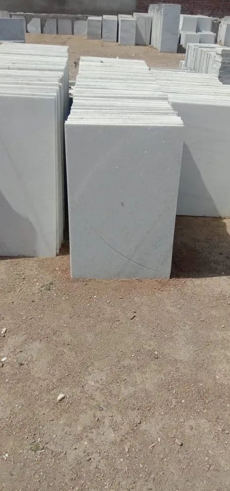Shree Ji Pan India White Marble Tiles, For Flooring, Thickness: 16 mm ...