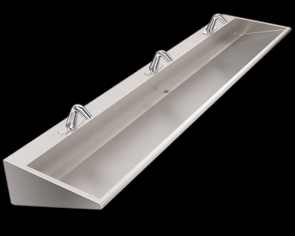 Silver 3 Tap Stainless Steel Can Wash Trough Price in Pune, Maharashtra ...