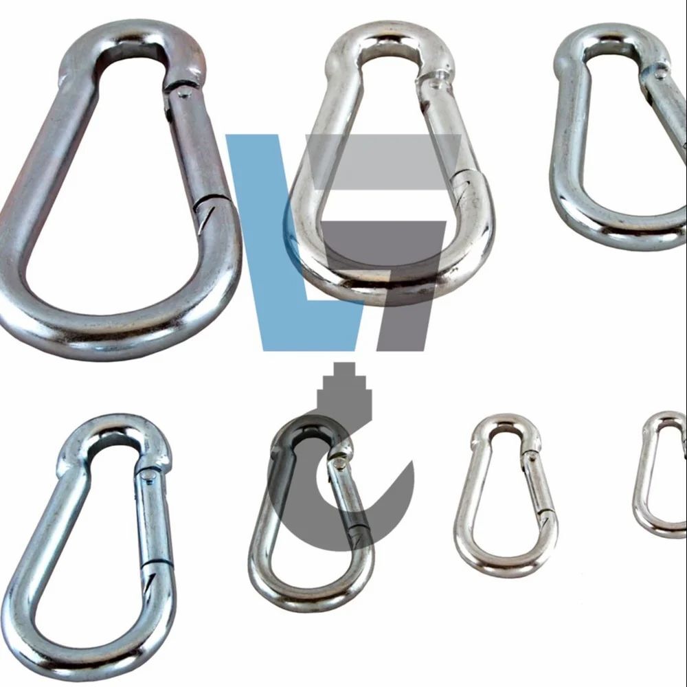 Silver SS Snap Hooks, Stainless Steel, Size/Capacity: 1000 kg Price in ...