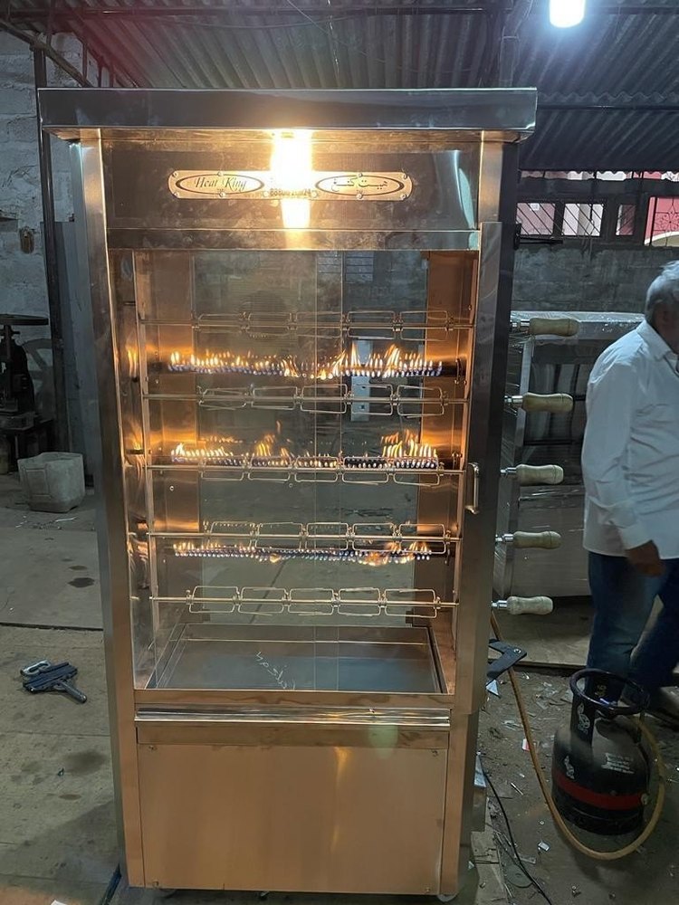 Silver Stainless Steel 25 birds capacity grill machine at 38500.00 in ...