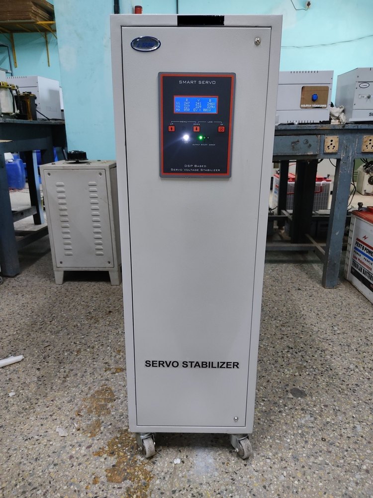 Single Phase Air Cooled Servo Stabilizers, For Industrial Price in ...