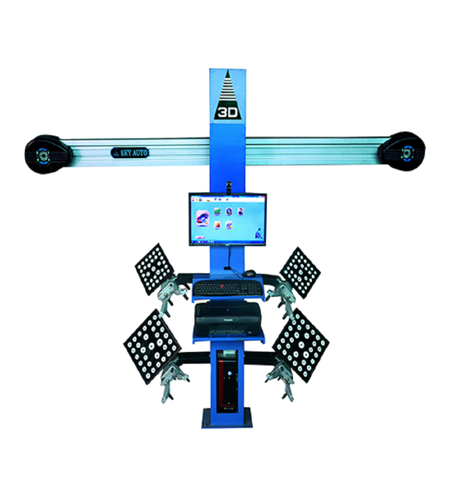 Sky Auto 750 W 3D Wheel Aligner, 220 V, Standard Definition (SD) in ...