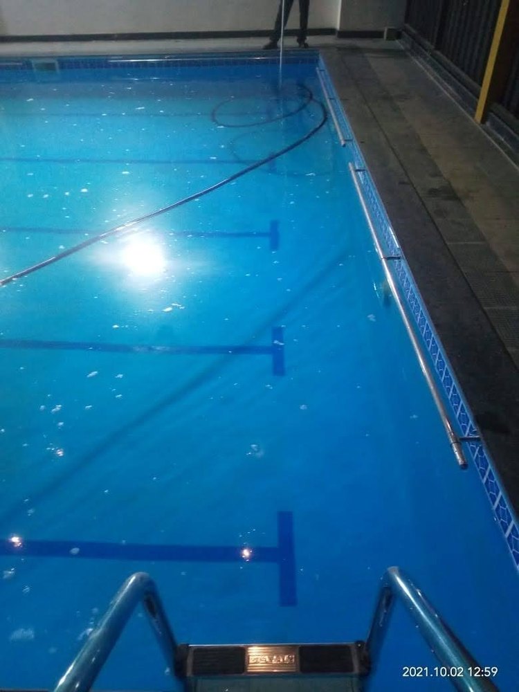 Sky Blue Construction Work Olympic Swimming Pool in Coimbatore ...