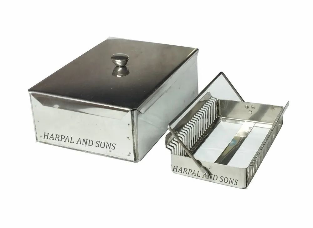 Slide Staining Rack with SS Trough in Ambala - Harpal Sons