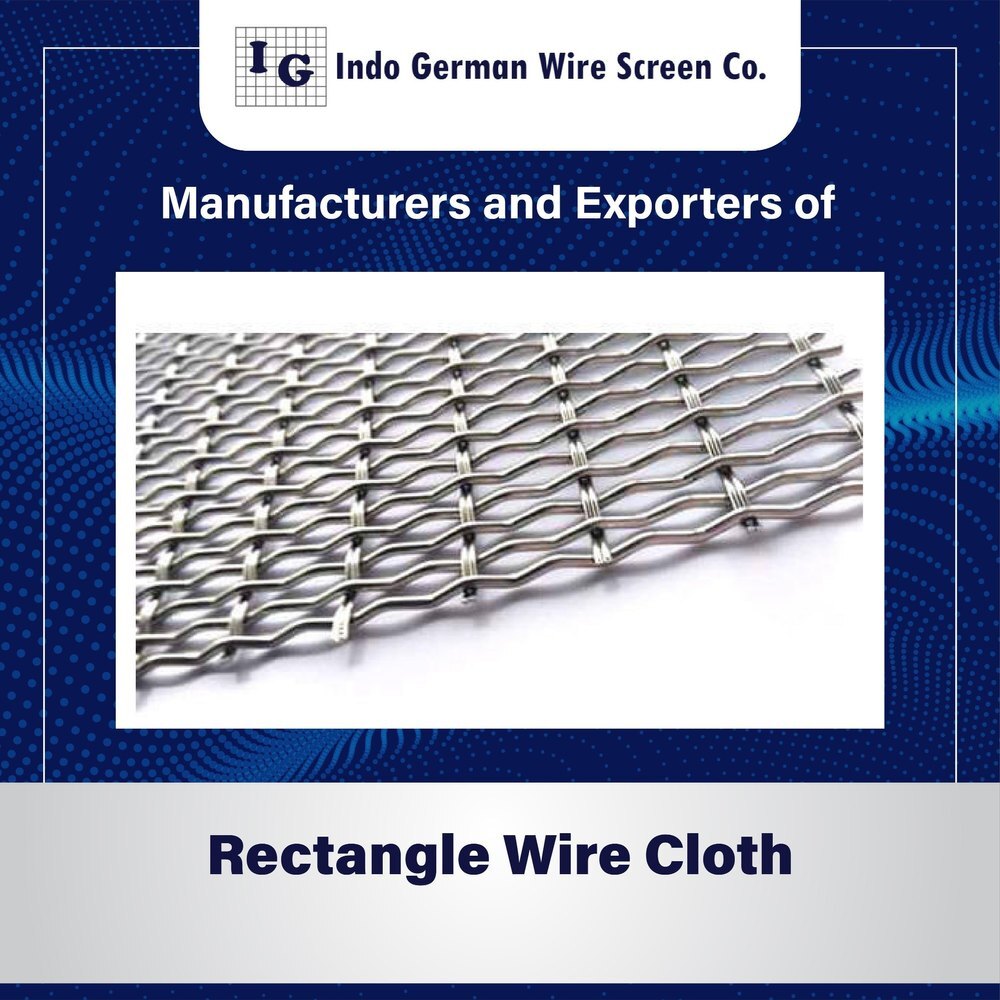 SS 304,SS 316 PSW Rectangular Wire Cloth, For Industrial Manufacturer & Seller in Mumbai - INDO ...