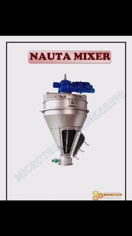 SS Nauta mixer Price in Delhi, Delhi – ₹3,25,248 | MICROTECH ENGINEERING