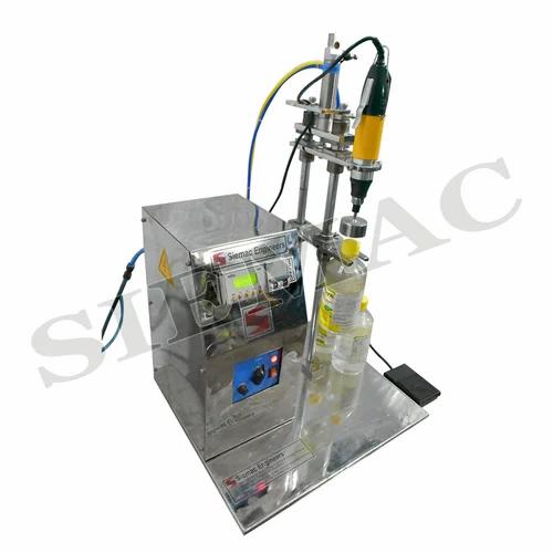 SS Semi Automatic Screw Capping Machine in Mumbai - Siemac Engineers