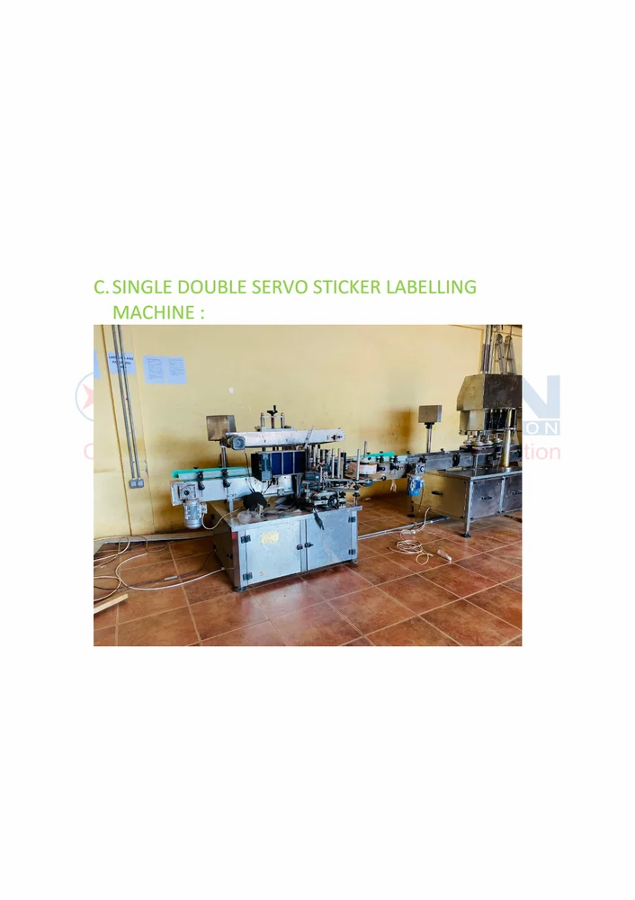 SS304 Round Bottle Sticker Labelling Machine, Capacity: 2400 Bph Price ...