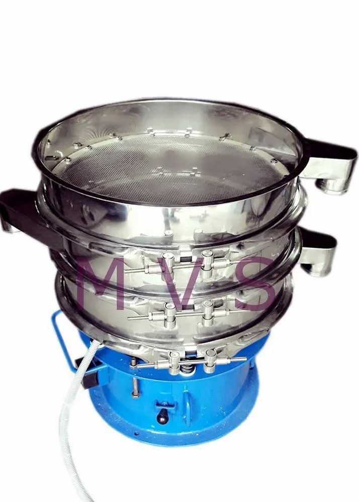 Stainless Steel Circular Vibro Sifter Soap Screen Machine, Capacity ...