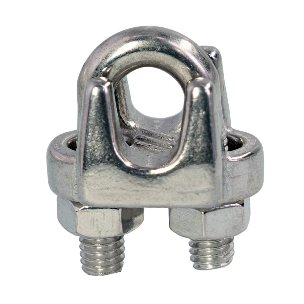 Stainless Steel Crosby Type Wire Rope Clamps, Material Grade: SS 202 ...