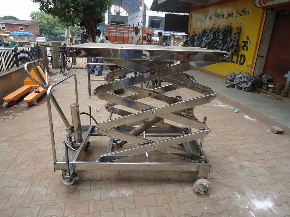 Stainless Steel Lift Table Manufacturer & Seller in Ahmedabad - Shree ...