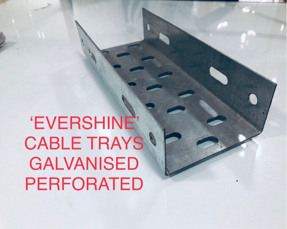 Steel Pre-Galvanized Cable Trays, Sheet Thickness: 0.80 To 3 mm ...