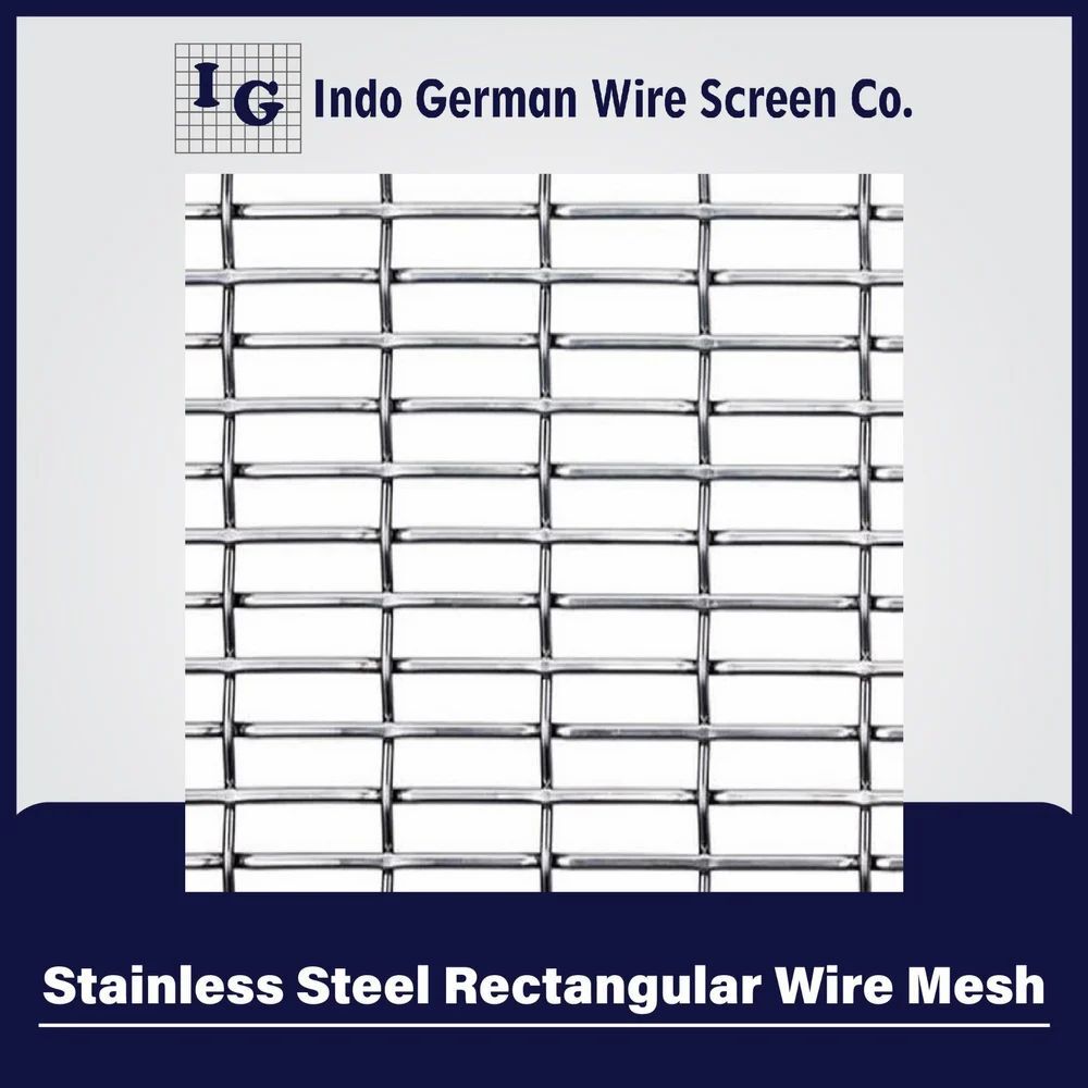 Steel Rectangular Wire Mesh Manufacturer & Seller in Mumbai - INDO GERMAN WIRE SCREEN COMPANY