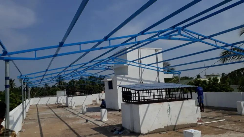 Terrace Roofing Truss Fabrication Work Price in Coimbatore, Tamil Nadu ...