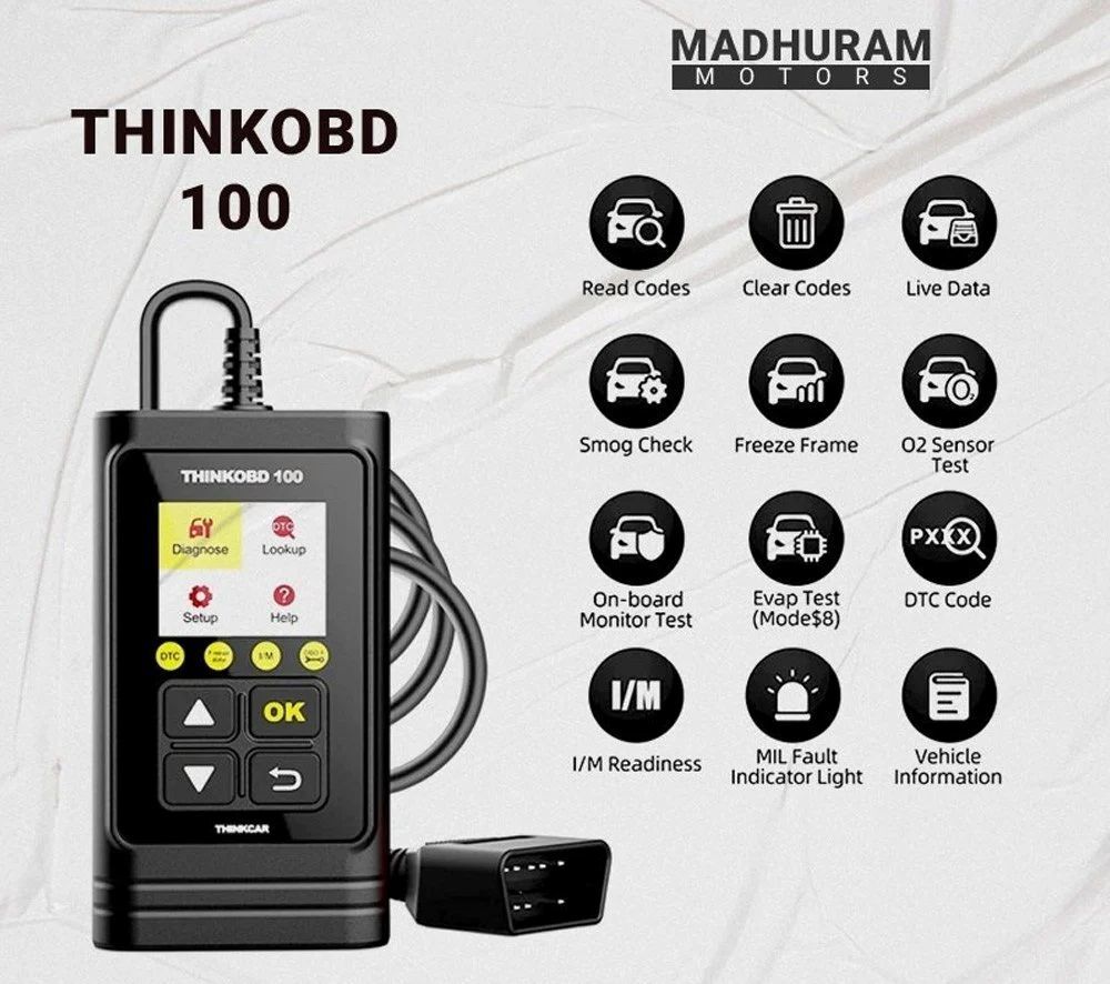 Think OBD 100 Car Scanner Manufacturer & Seller in Rajkot - MADHURAM MOTORS