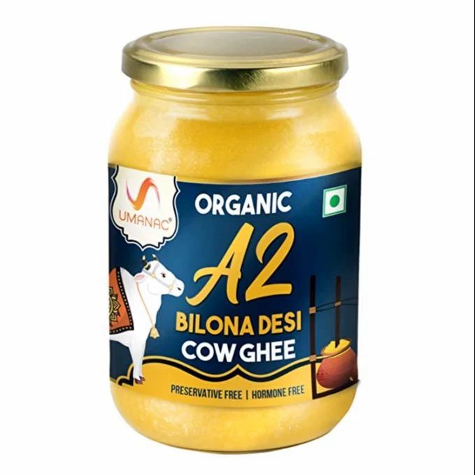 UMANAC Premium A2 Organic Bilona Desi Cow Ghee Immunity Booster - 500 ...