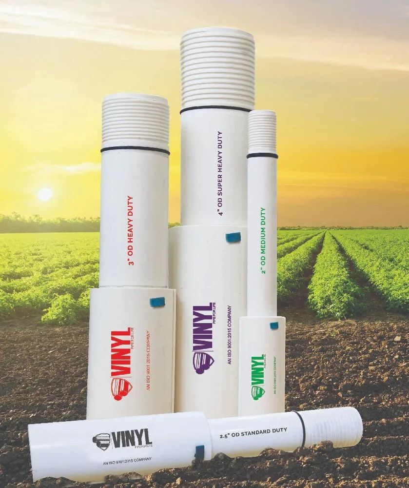 Vinyl 2 Inch UPVC Column Pipe For Borewell With Express Quality, Best ...