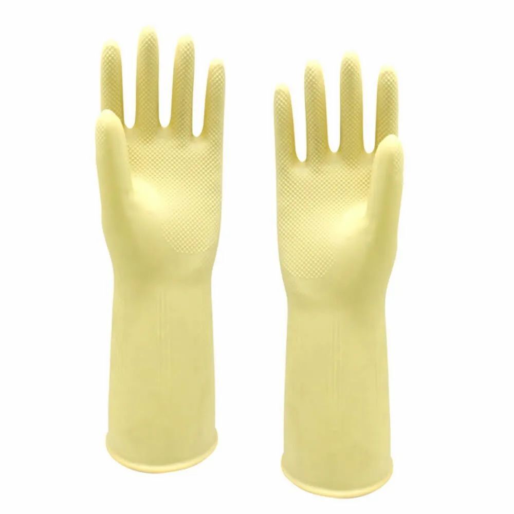 Washable Industrial Rubber Gloves, For Construction/Heavy Duty Work ...