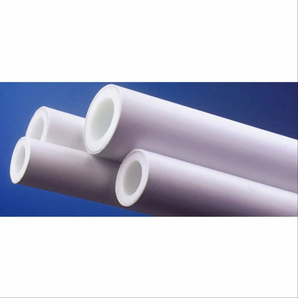 White 20mm to 630mm OD Round Polypropylene Pipes, Length of Pipe: 5m ...