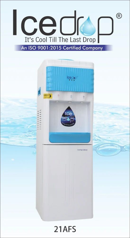 White Fully Automatic Ice Drop 21AFs Water Cooling Dispenser, Capacity ...