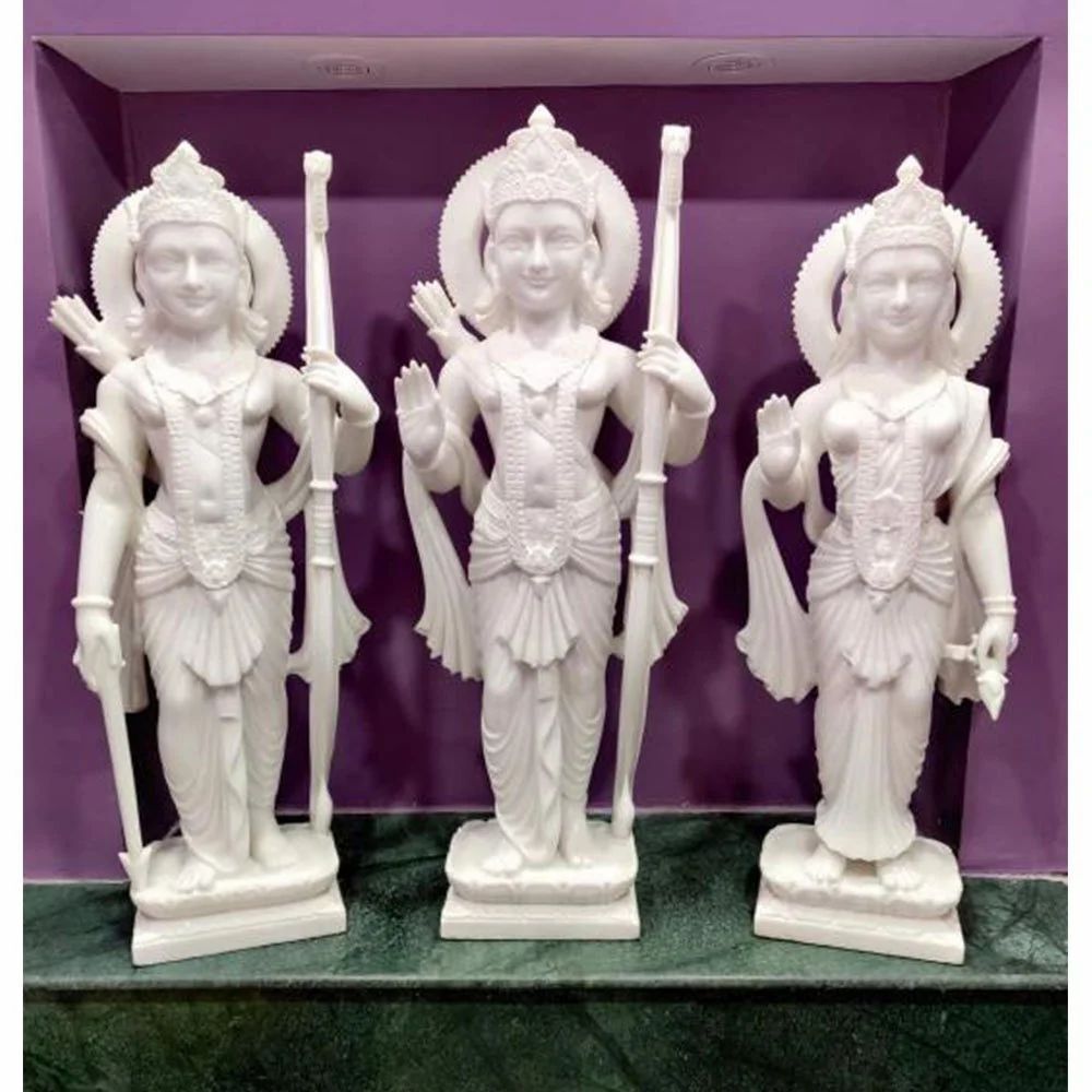 White Marble Ram Darbar Statue, Temple Manufacturer & Seller in Alwar ...