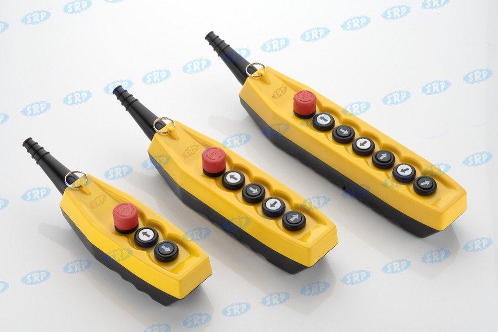 Yellow Crane Pendant Push Button Station, Model Name/Number: Srp Ps S8 ...