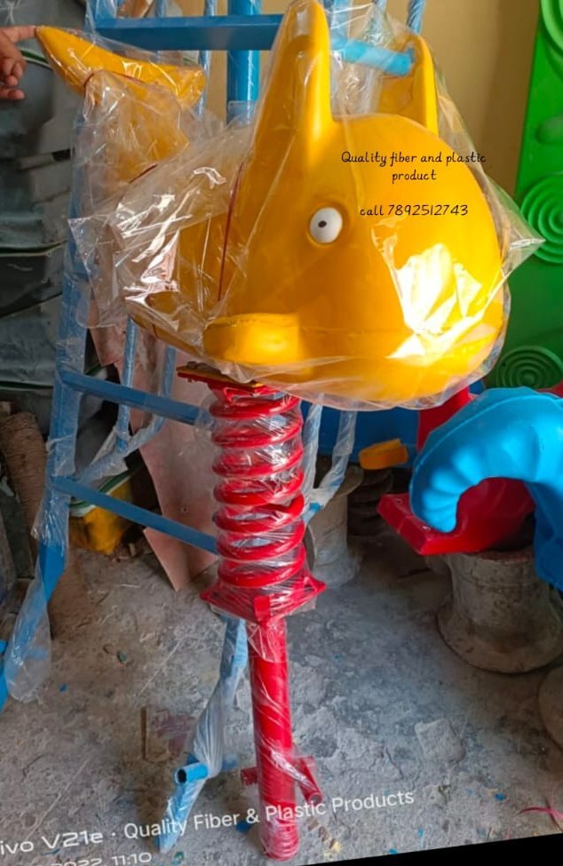 Yellow Frp Fish Spring Rider, Size: 1.5 Ft L * 1.5 W * 2 Ft H Price in ...